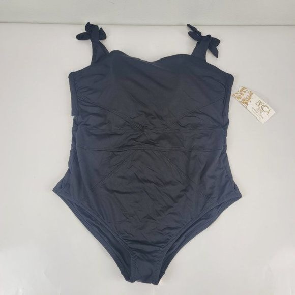 BECCA | Swim | Becca Etc Plus Size Womens X One Piece Swim Suit Black ...